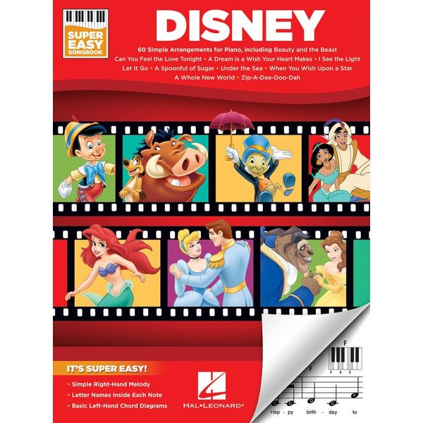 Disney - Super Easy Songbook, Super Easy Songbook by Hal Leonard Corp ...