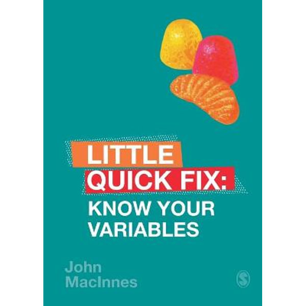 Know Your Variables, Little Quick Fix by John MacInnes | 9781526458841 ...