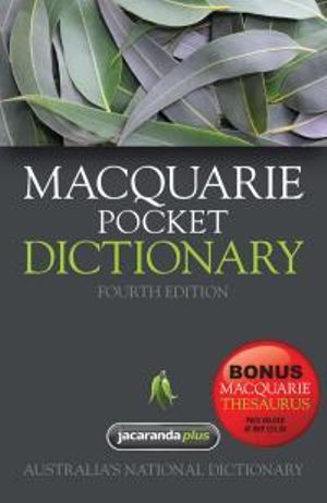 Booktopia - Macquarie Pocket Dictionary, 4th Edition + Bonus Pocket ...